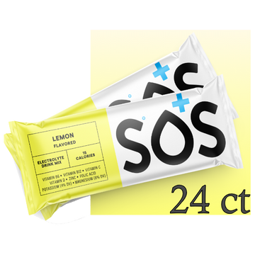 SOS Electrolyte Packet Bundle - Lemon 24-ct